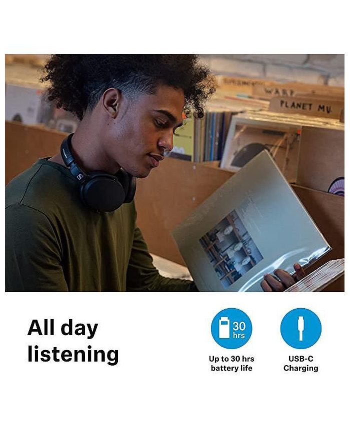 Sennheiser HD 350BT Bluetooth 5.0 Wireless Headphone - 30-Hour Battery ...