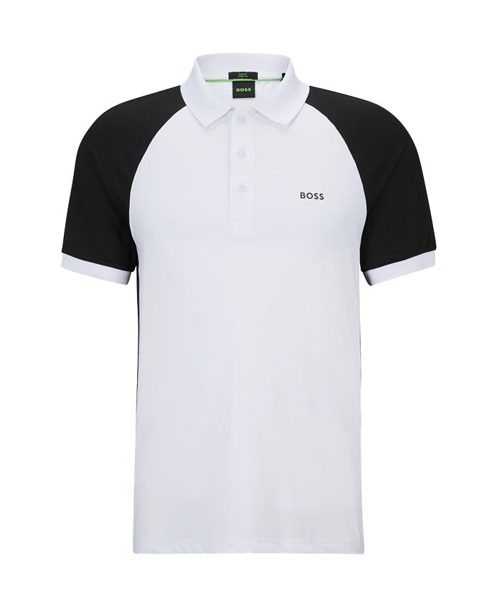 Hugo Boss Men's Performance Slim-Fit Polo Shirt - Macy's