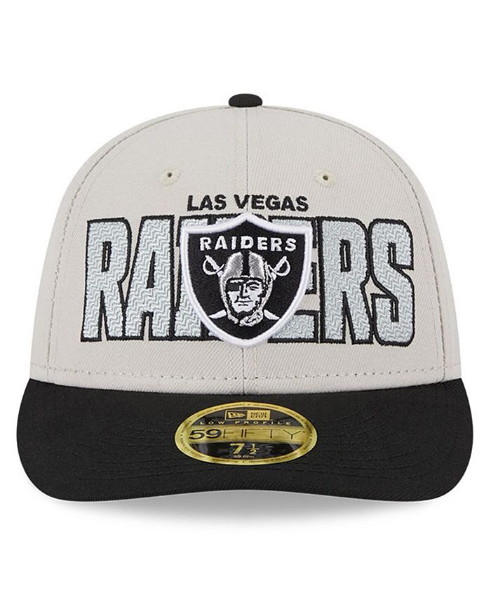 New Era Men's Stone, Black Las Vegas Raiders 2023 NFL Draft Low Profile 59FIFTY Fitted Hat - Macy's