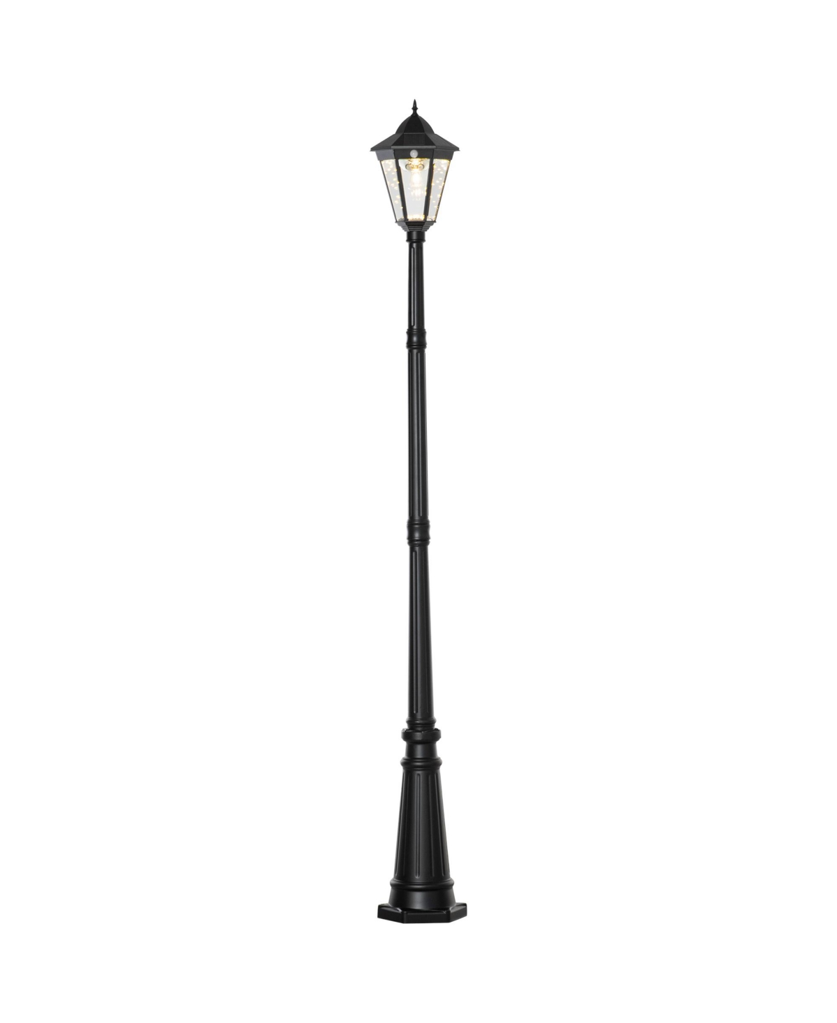 Click here for Outsunny 8 Outdoor Solar Light Post  Motion Activa... prices