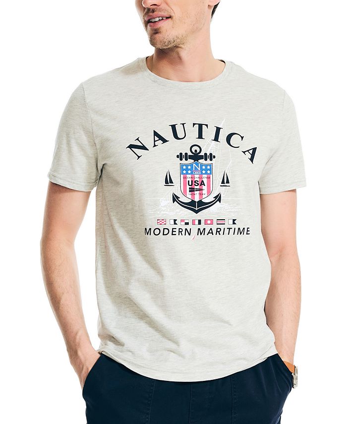 Nautica Men's Maritime Graphic Crewneck T-Shirt - Macy's
