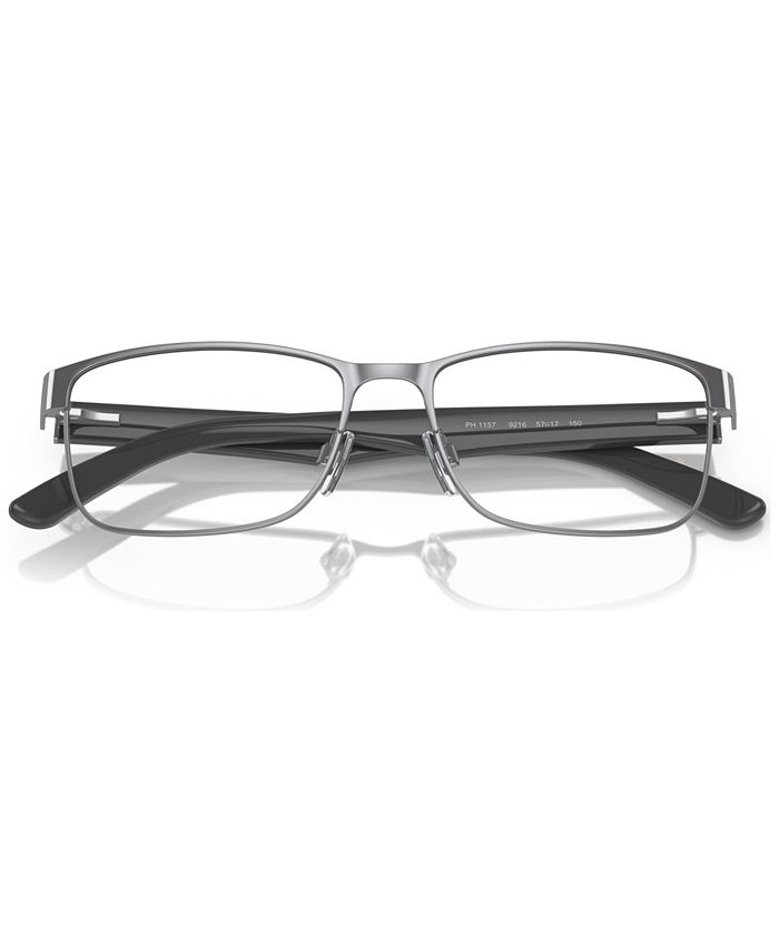 Polo Ralph Lauren Men's Rectangle Eyeglasses, PH1157 55 - Macy's