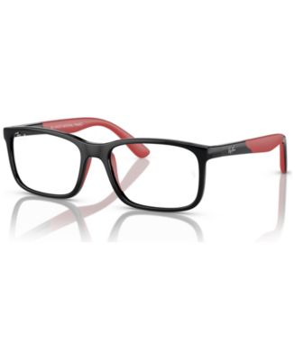 Ray-Ban Jr Kids Rectangle Eyeglasses, RB1621 47 - Macy's