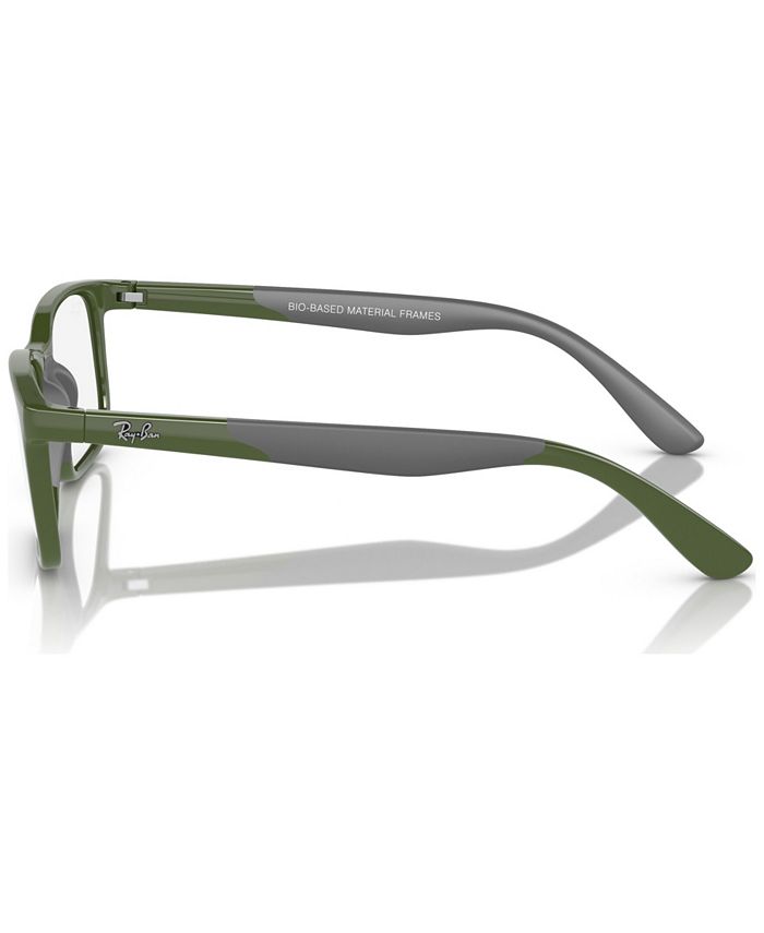 Ray-Ban Jr Kids Rectangle Eyeglasses, RB1621 47 - Macy's
