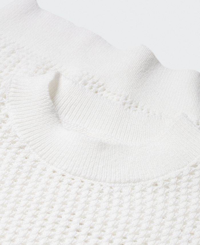 MANGO Women's Openwork Knit Sweater & Reviews - Sweaters - Women - Macy's