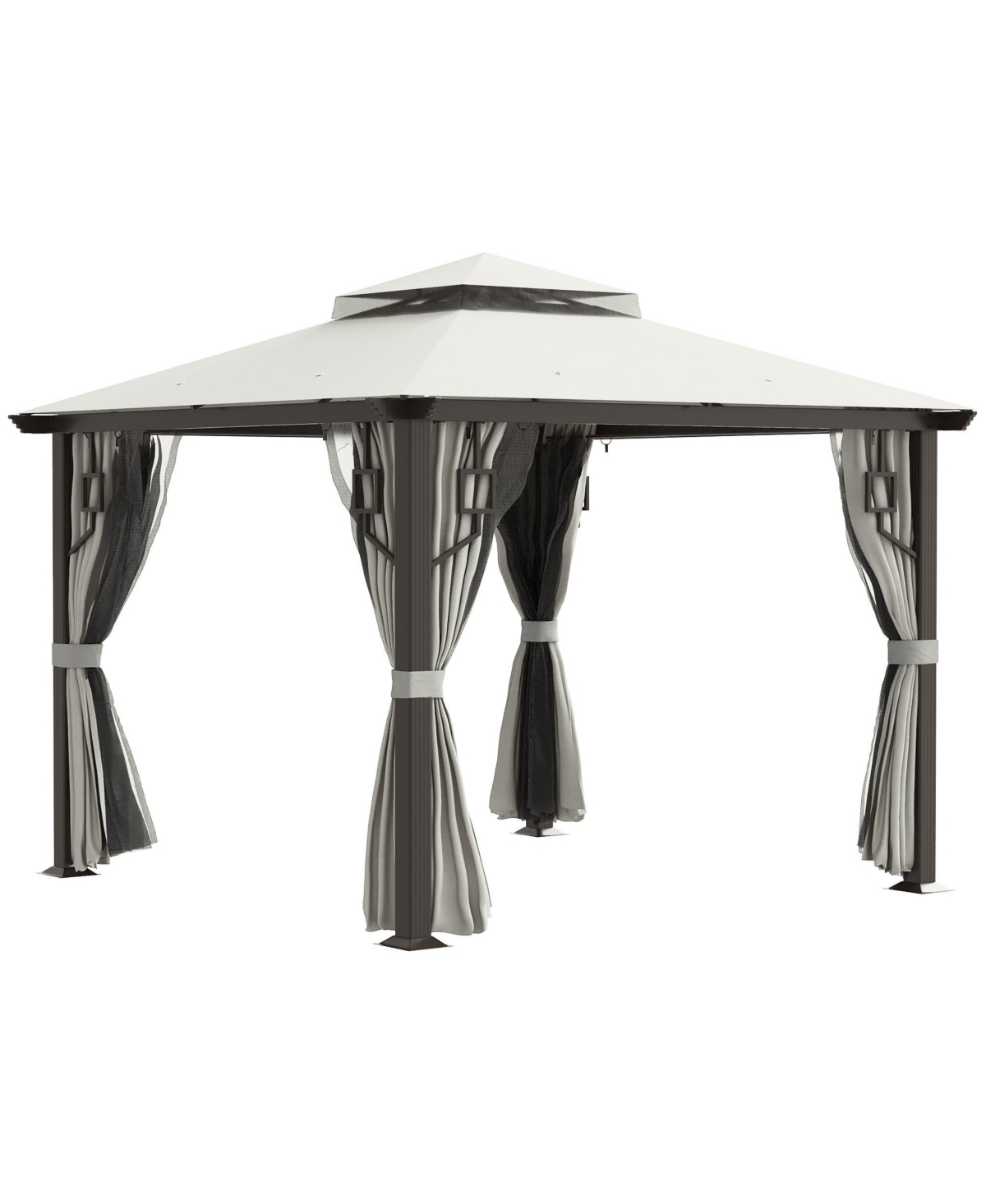 Click here for Outsunny 10 x 10 Patio Gazebo Outdoor Canopy Shelt... prices