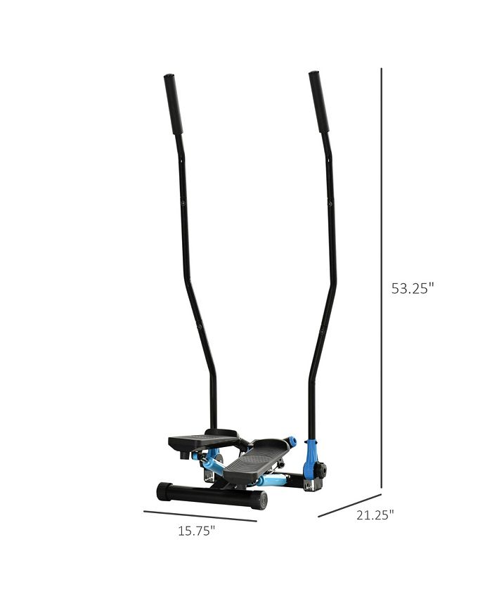 Soozier Twist Stair Stepper Machine with Rocking Handlebars, Cardio ...