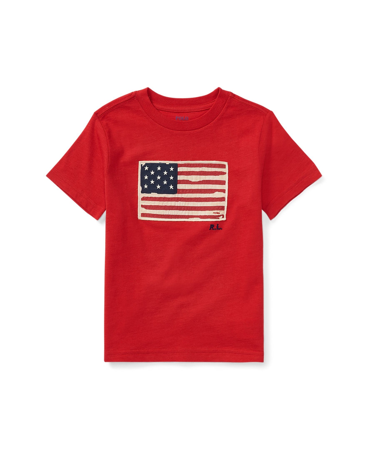 Click here for Polo Ralph Lauren Boys 2-7 Flag Cotton Jersey T-Sh... prices