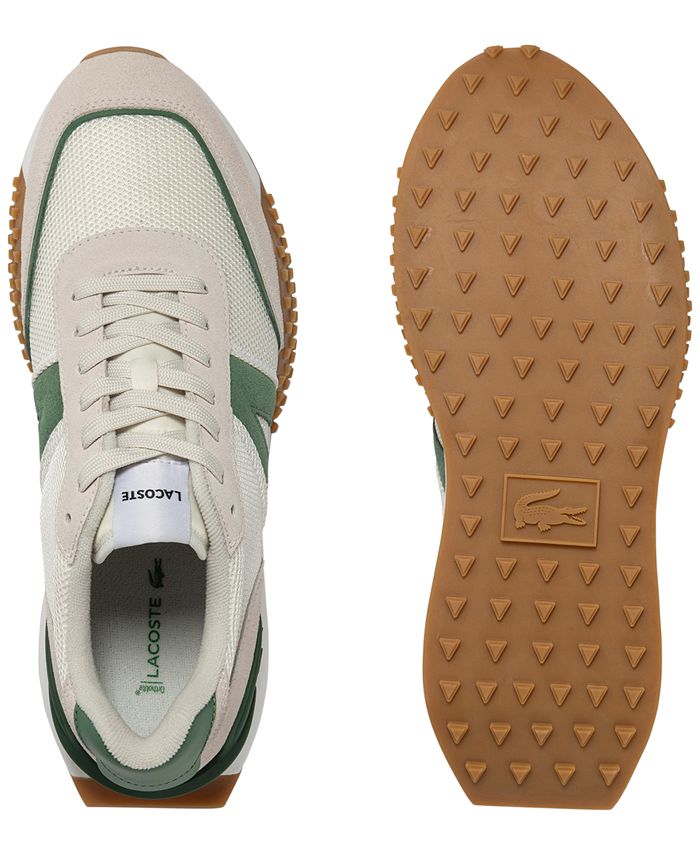 Lacoste Men's L-SPIN Deluxe Leather-Trimmed Athletic Sneakers - Macy's