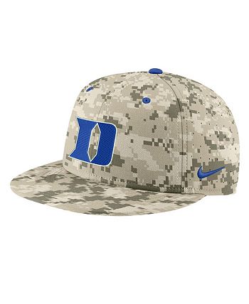 Nike Men's Camo Duke Blue Devils Aero True Baseball Performance Fitted ...