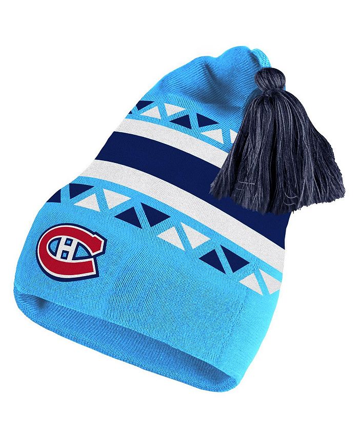 adidas Men's Light Blue Montreal Canadiens Reverse Retro 2.0 Pom Cuffed ...