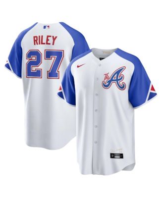 Men's Nike Austin Riley White Atlanta Braves 2023 City Connect Replica ...