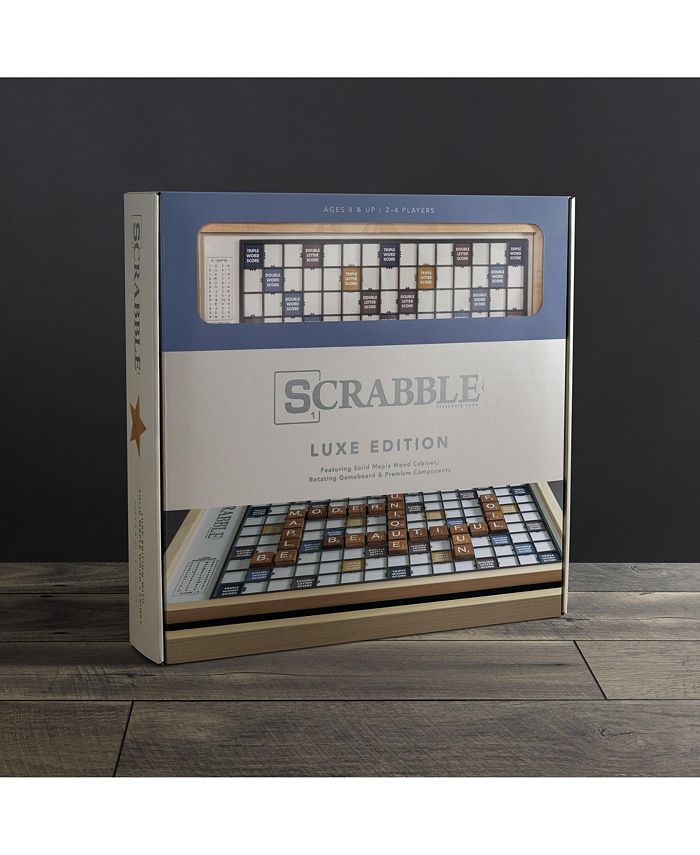 WS Game Company Scrabble Luxe Maple Edition - Macy's