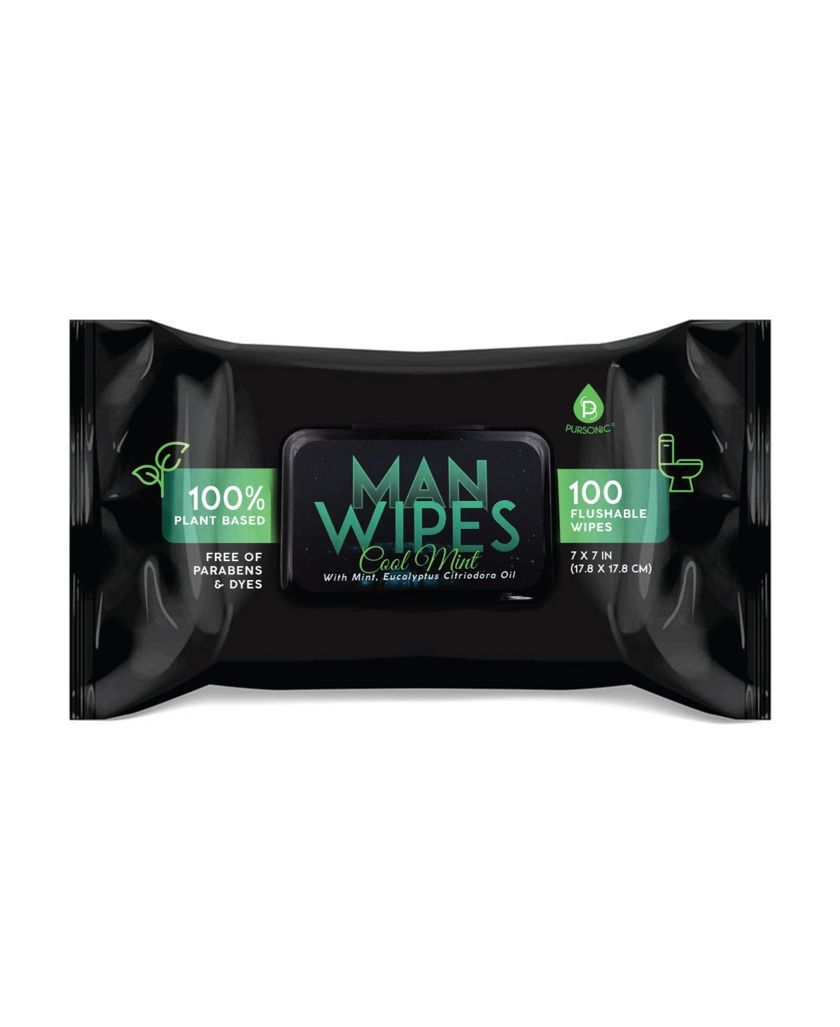 Click here for Pursonic 12 Pack of Flushable Man Wipes (1200 Mint... prices