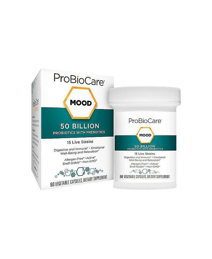 ProBioCare Mood - Probiotic with Mood Support -50 Billion CFU -Supports ...