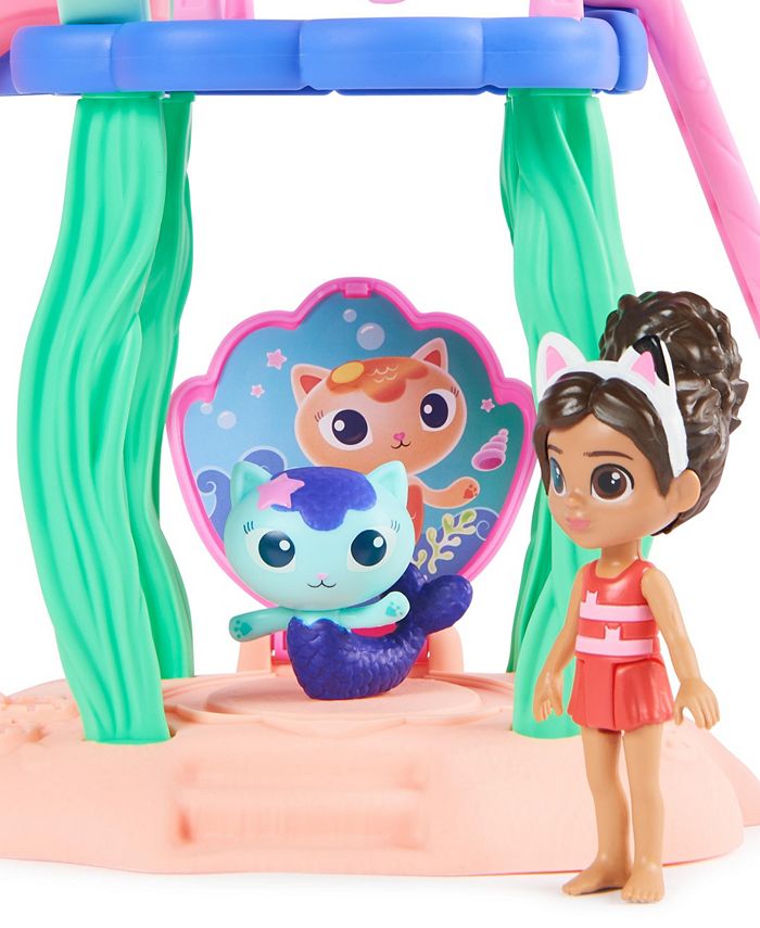 Gabby's Dollhouse Purr-ific Pool Playset with Gabby and MerCat Figures ...