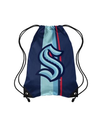 Men's and Women's FOCO Seattle Kraken Team Stripe Drawstring Backpack ...