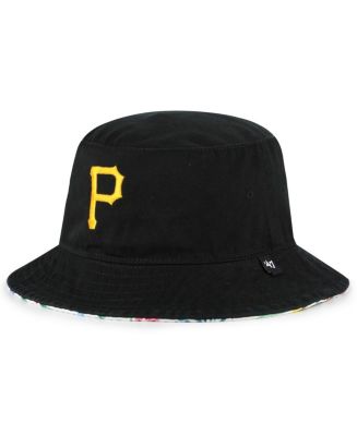 Women's '47 Brand Pittsburgh Pirates Black Highgrove Bucket Hat - Macy's