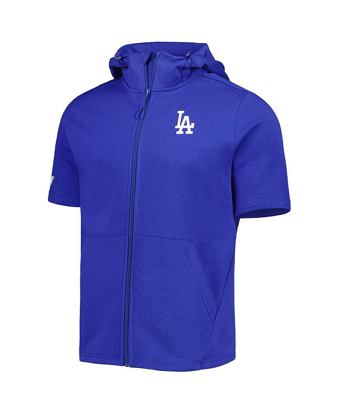 LevelWear Men's Royal Los Angeles Dodgers Recruit Full-Zip Short Sleeve Hoodie - Macy's
