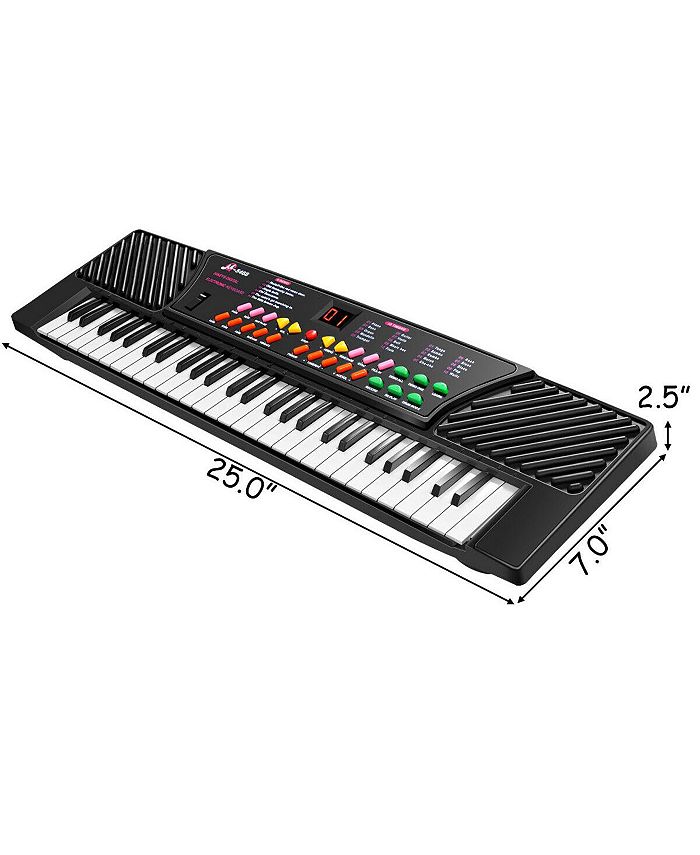 Costway 54 Keys Music Electronic Keyboard Kid Electric Piano Organ - Macy's