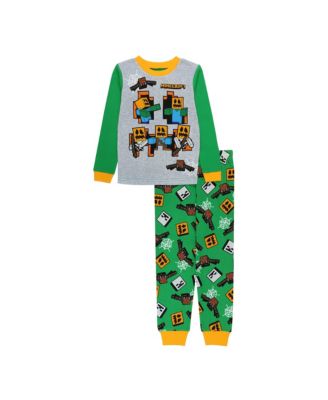 Minecraft Little Boys Pullover and Pajama, 2 Piece Set - Macy's