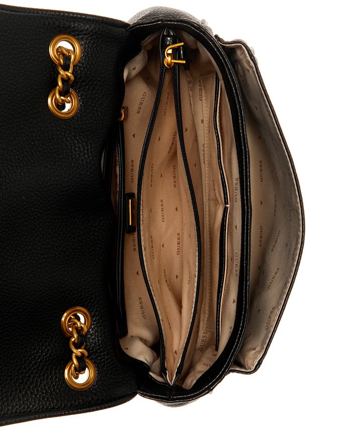 GUESS Becci Small Convertible Chain Crossbody Flap & Reviews - Handbags ...