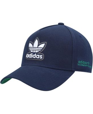 Men's adidas Originals Navy A-Frame Snapback Hat - Macy's