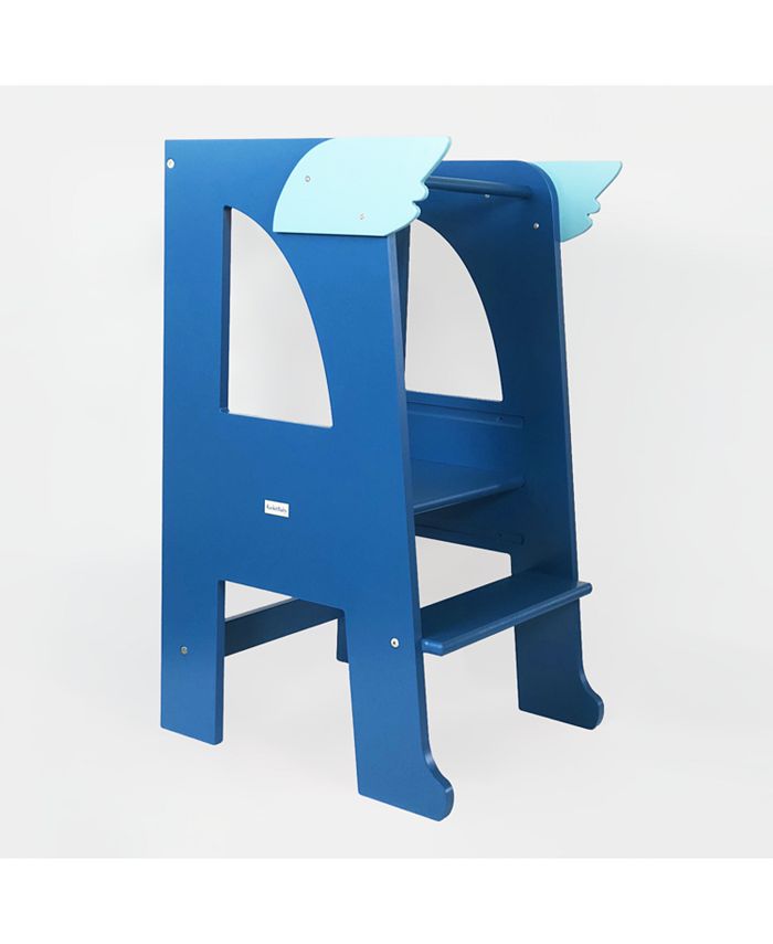 RocketBaby Montessori Step Stool Tower Universe Blue - Macy's