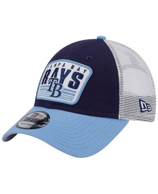 Men's New Era Navy Tampa Bay Rays Two-Tone Patch 9FORTY Snapback Hat ...