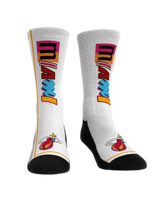 Men's and Women's Rock 'Em Socks Miami Heat 2022/23 City Edition Crew ...