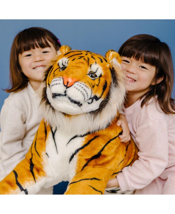 Melissa and Doug Melissa & Doug Giant Tiger - Lifelike Stuffed Animal ...