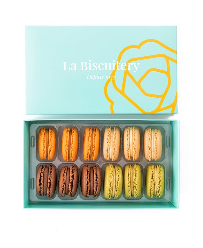 La Biscuitery The Signature Box of 12 Macarons - Macy's