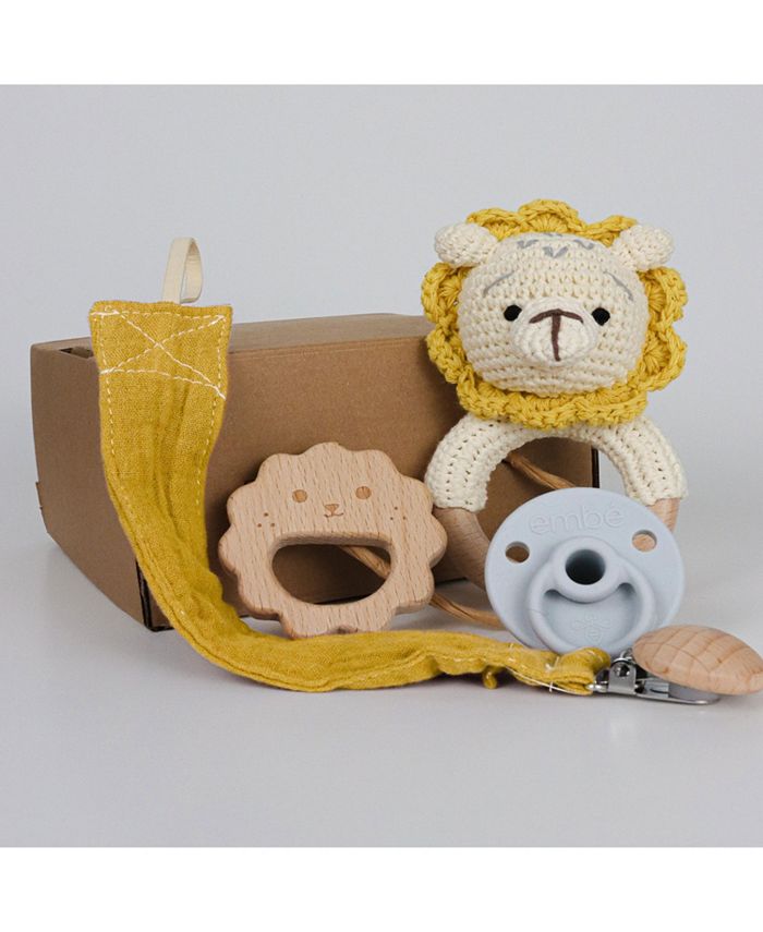 embe Binnie Retractable Pacifier Newborn Baby Gift Set by - Macy's