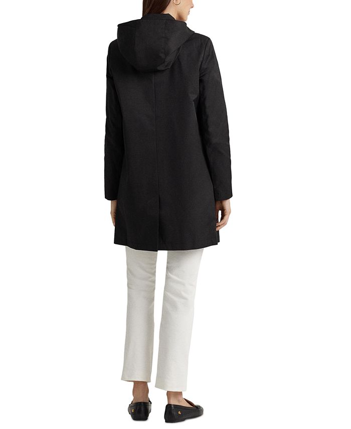 Lauren Ralph Lauren Women's Hooded A-Line Raincoat - Macy's
