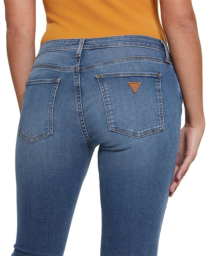 GUESS Women's Sexy Curve Mid-Rise Skinny-Leg Jeans - Macy's