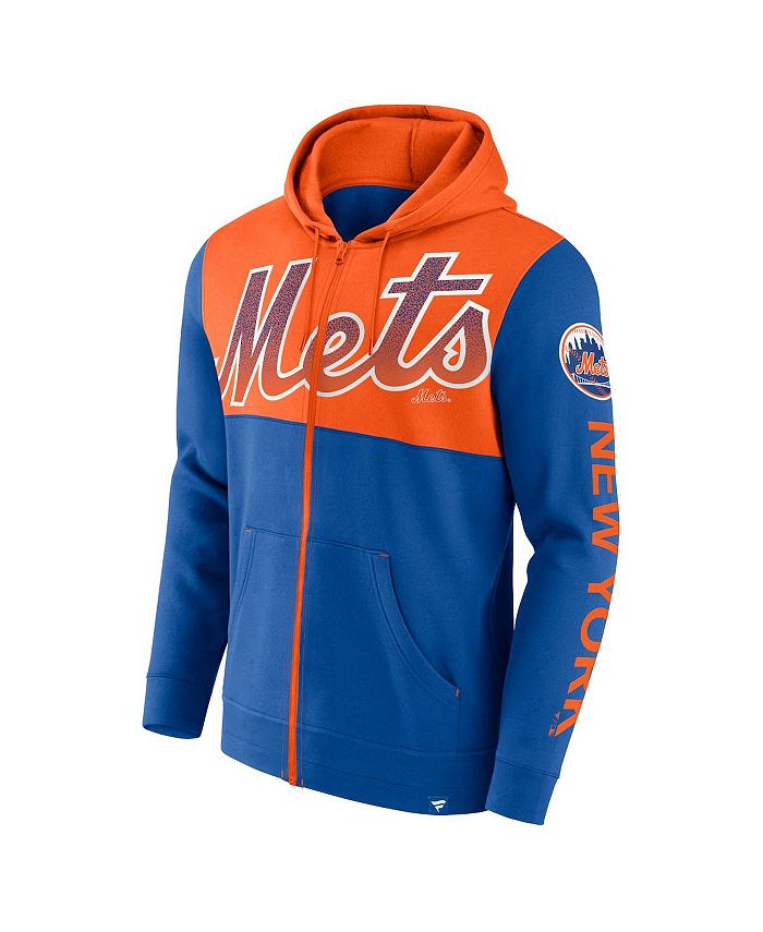 Fanatics Men's Royal New York Mets Walk Off Fleece Full-Zip Hoodie - Macy's