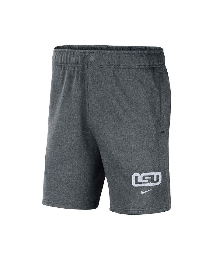 Nike Men's Gray LSU Tigers Fleece Shorts - Macy's