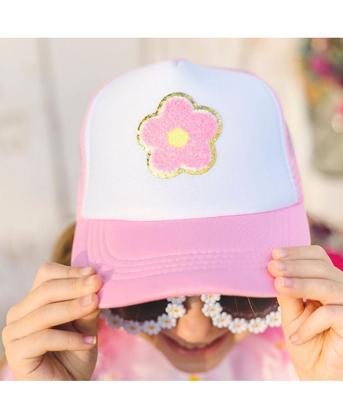 Sweet Wink Child Girl's Daisy Patch Hat - Macy's