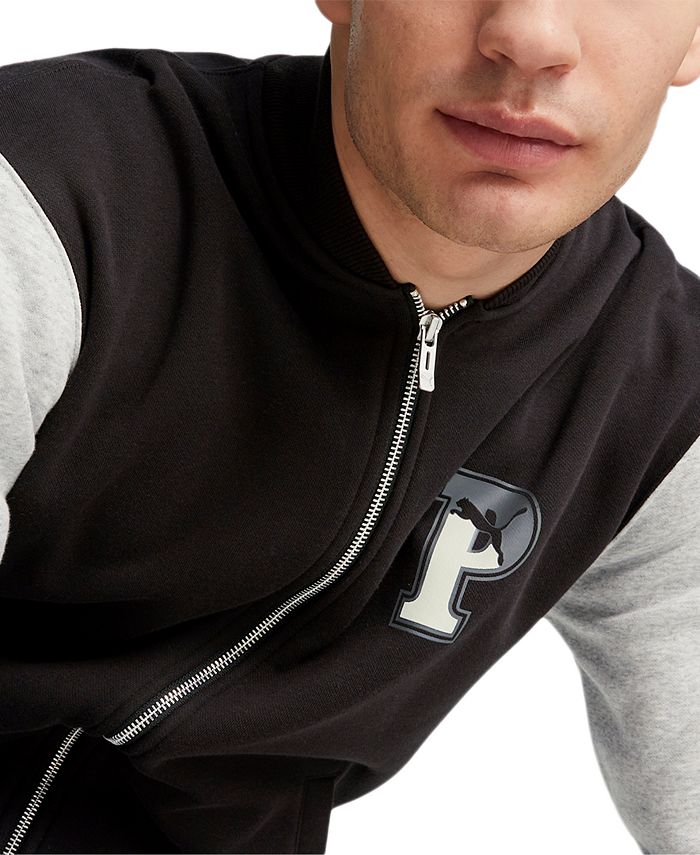 Puma Men's SQUAD Colorblocked Brushed Fleece Track Jacket - Macy's