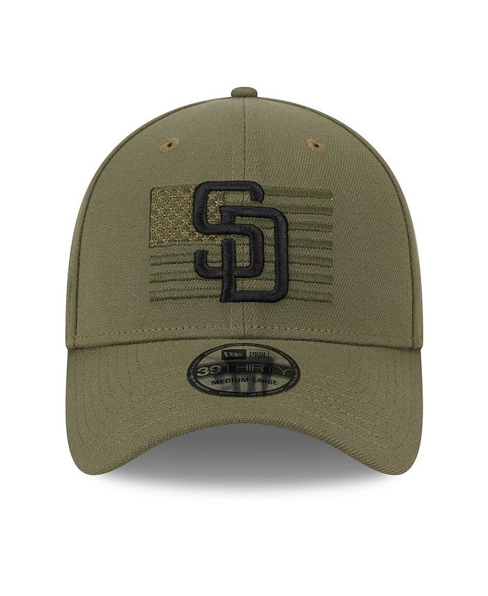 New Era Men's Green San Diego Padres 2023 Armed Forces Day 39THIRTY ...