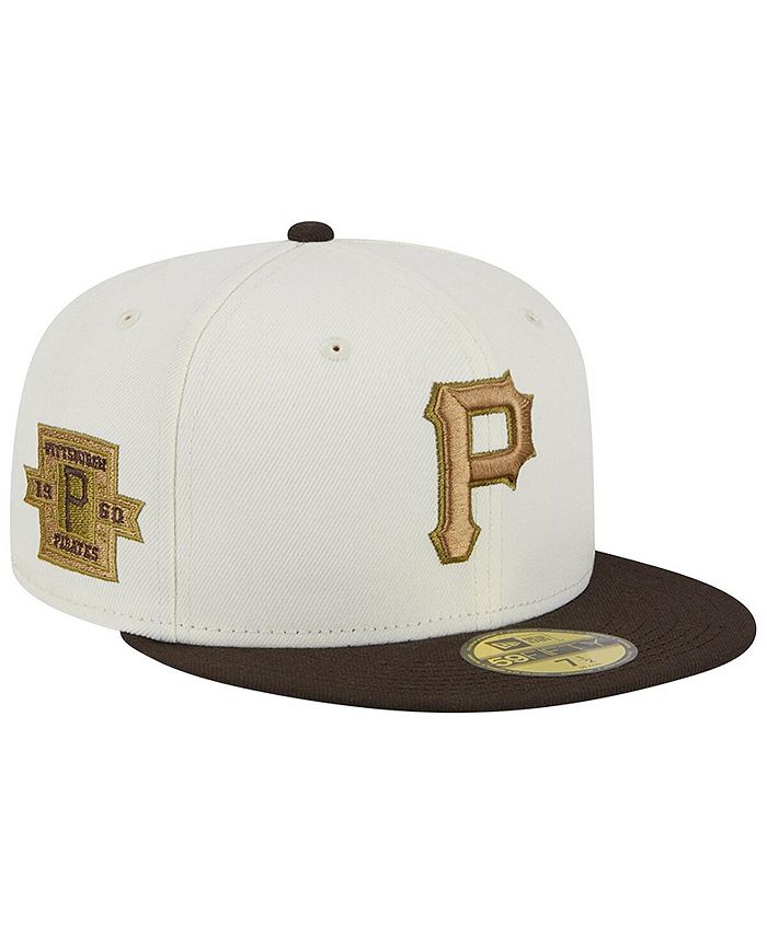 New Era Men's White, Brown Pittsburgh Pirates 1960 World Series 59FIFTY ...
