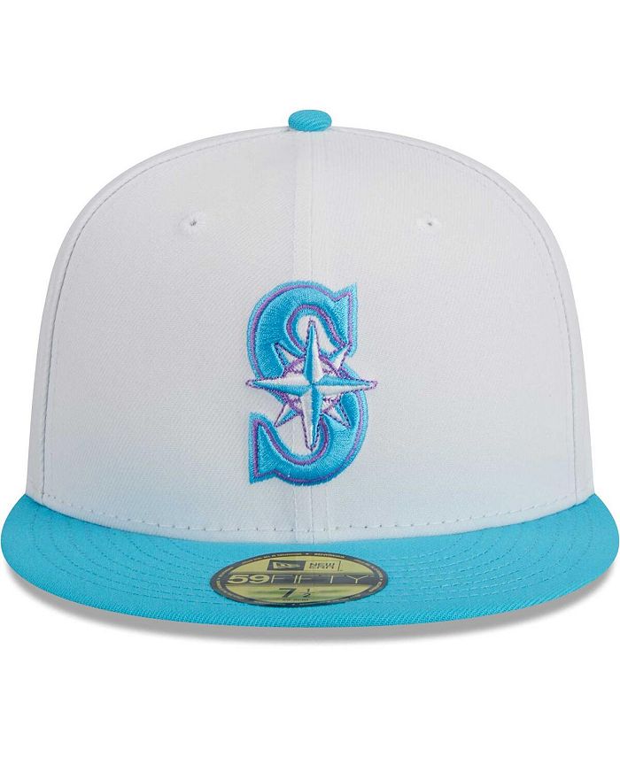 New Era Men's White Seattle Mariners Vice 59FIFTY Fitted Hat - Macy's