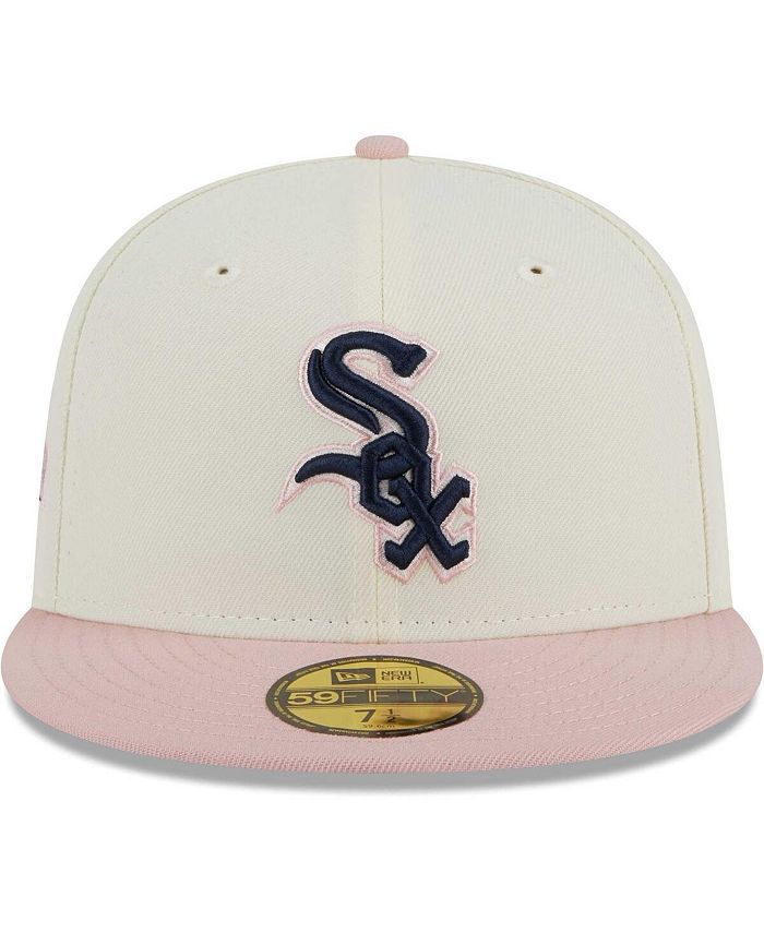 New Era Men's White, Pink Chicago White Sox Chrome Rogue 59FIFTY Fitted ...
