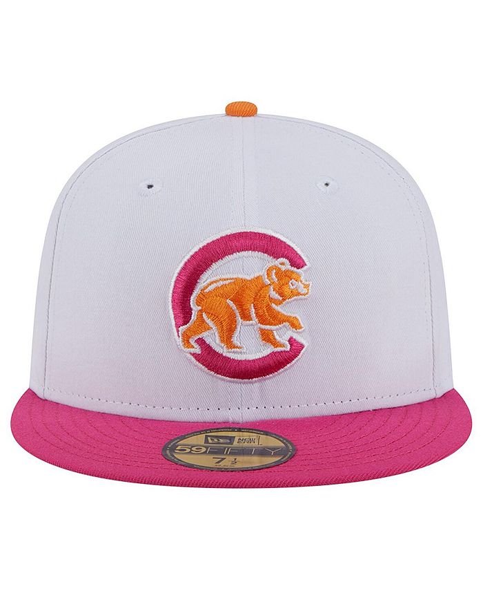 New Era Men's White, Pink Chicago Cubs Wrigley Field 100th Anniversary ...