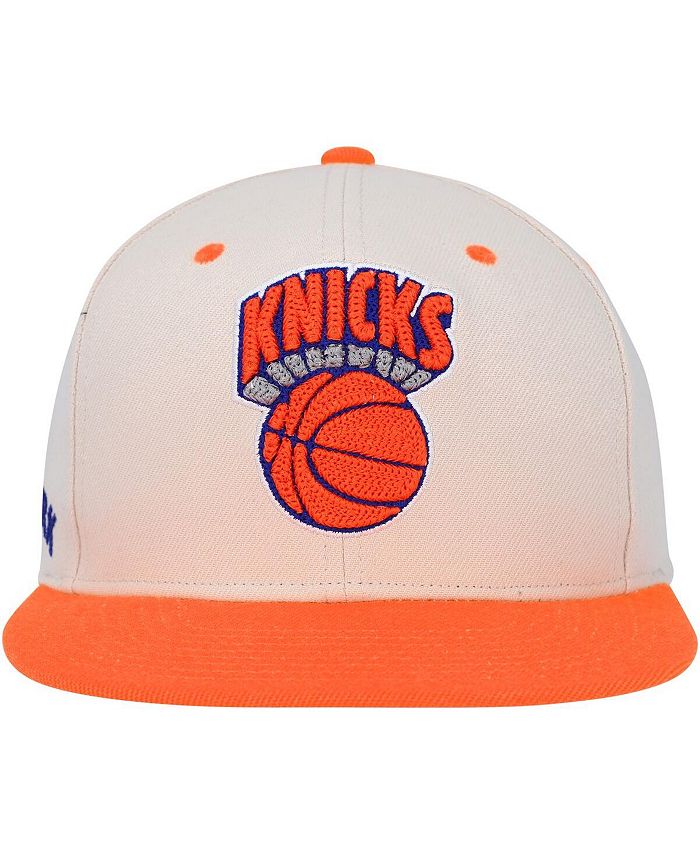Mitchell & Ness Men's Cream, Orange New York Knicks Hardwood Classics 2 ...