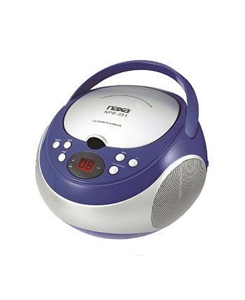 Naxa Portable CD Player with AM/FM Stereo Radio - Red - Macy's