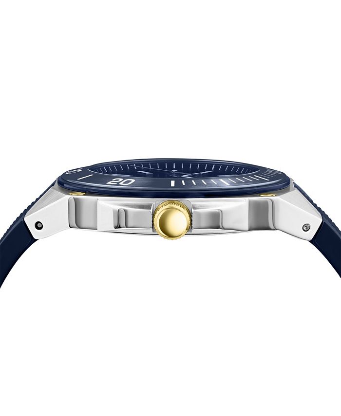 Versus Versace Men's Three-Hand Date Quartz Versus Reaction Blue ...