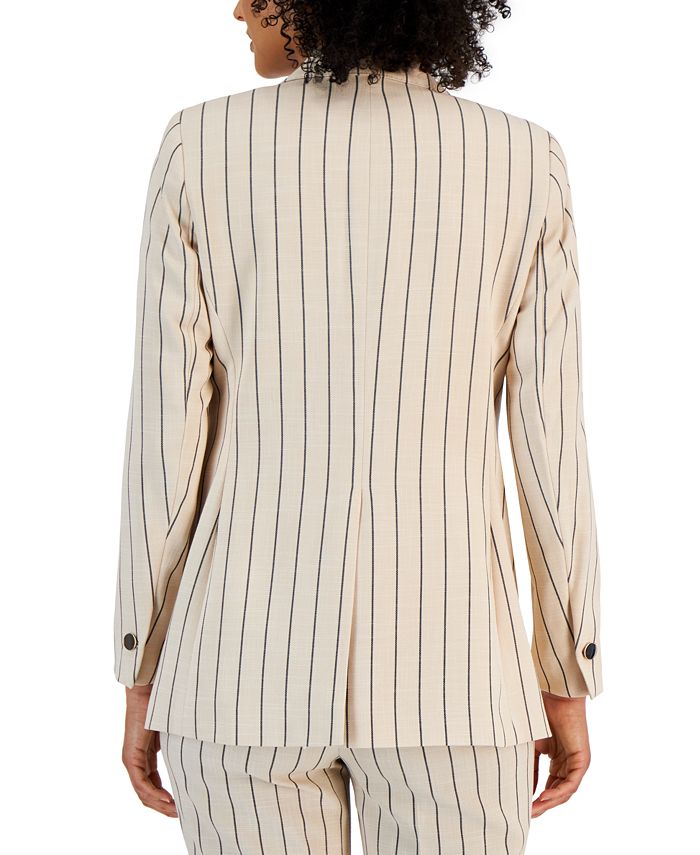 Anne Klein Women's One-Button Notch-Collar Jacket - Macy's