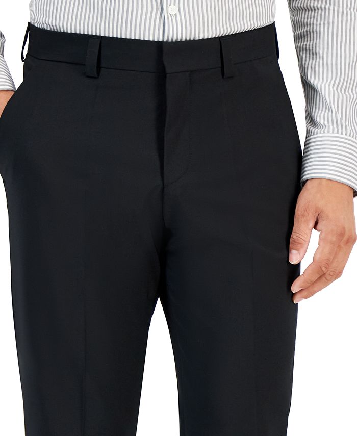 HUGO Men's Modern-Fit Solid Wool Blend Suit Trousers - Macy's