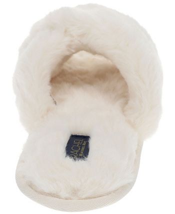RACHEL Rachel Roy Women's Cardi Plush Cross Band Slipper - Macy's